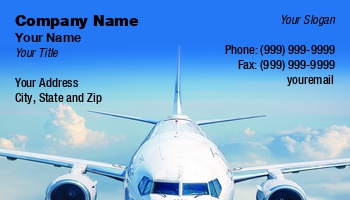 Flight Attendant Business Cards
