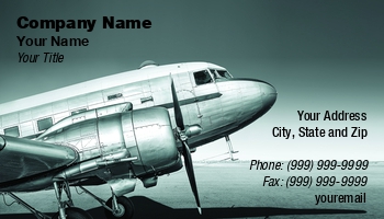 Aeronautical Supplies Business Cards