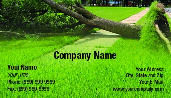 Tree Trimming Business Cards