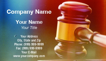 Judges Business Cards