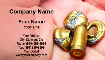 Firearms Business Cards