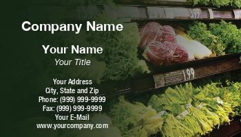 Grocery Business Cards