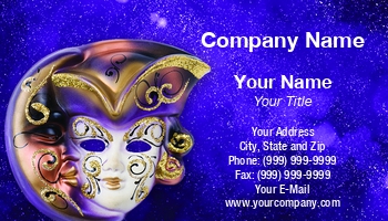 Masquerade Business Cards