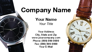 Watch Repair Business Cards