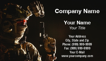 Firearms Business Cards