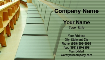 Concert Venues Business Cards