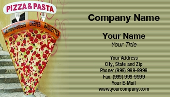 Pizza Business Cards