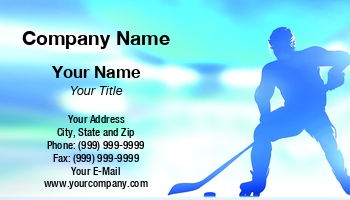 Hockey Business Cards