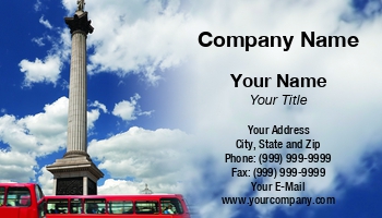 Bus Company Business Cards