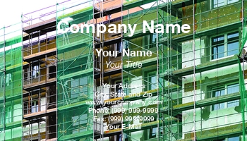 Scaffolding Business Cards