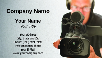 Videographer Business Cards