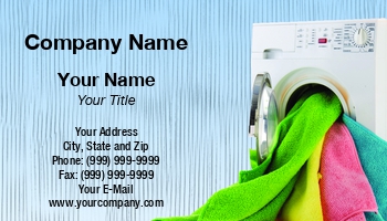Laundry Service Business Cards