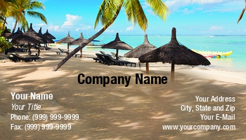 Resorts Business Cards