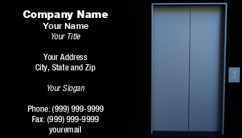 Elevator Installation and Repair Business Cards