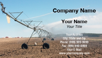 Irrigation Business Cards