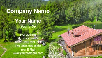 Resorts Business Cards