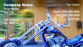Motorcycles Business Cards