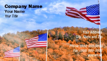 Flags Business Cards