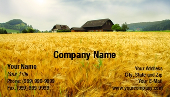 Agricultural Product Business Cards