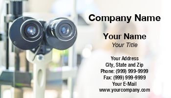 Optometry Business Cards