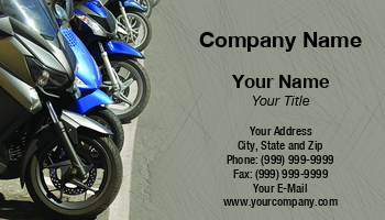 Motorcycles Business Cards