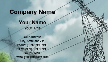 Cable Installation Business Cards
