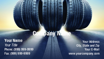 Tire Changer Business Cards