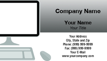 Computer Maintenance Business Cards