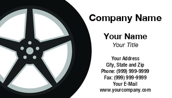 Tire Changer Business Cards