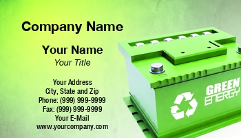 Battery Business Cards