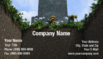Cemetery Business Cards