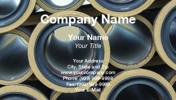 Pipefitter Business Cards