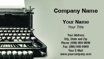 Typing Service Business Cards