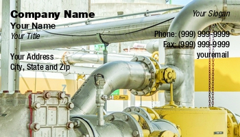 Pipefitter Business Cards