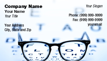Visiting Card Design For Eye Doctors