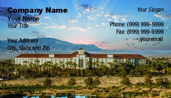 Resorts Business Cards