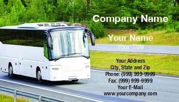 Bus Driver Business Cards : Page 3 of 6