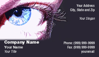 Optometry Business Cards