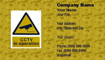 Surveillance Business Cards