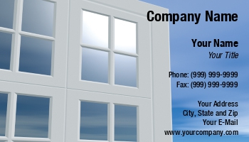 Window Installation Business Cards
