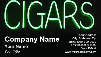Cigar Business Cards