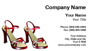Shoes Business Cards