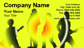 Opera Singer Business Cards