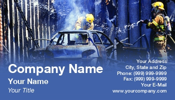 Firefighter Business Cards