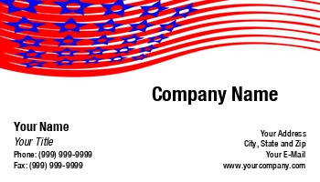 Politician Business Cards