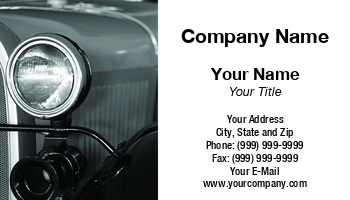 Auction Business Cards