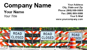 Barricades Business Cards