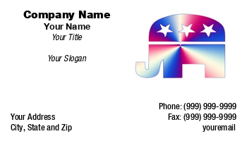 Republican Business Cards