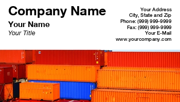 Shipping Company Business Cards