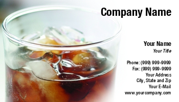 One Free Drink Business Cards